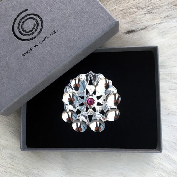 Risku liten - Samisk silverbrosch